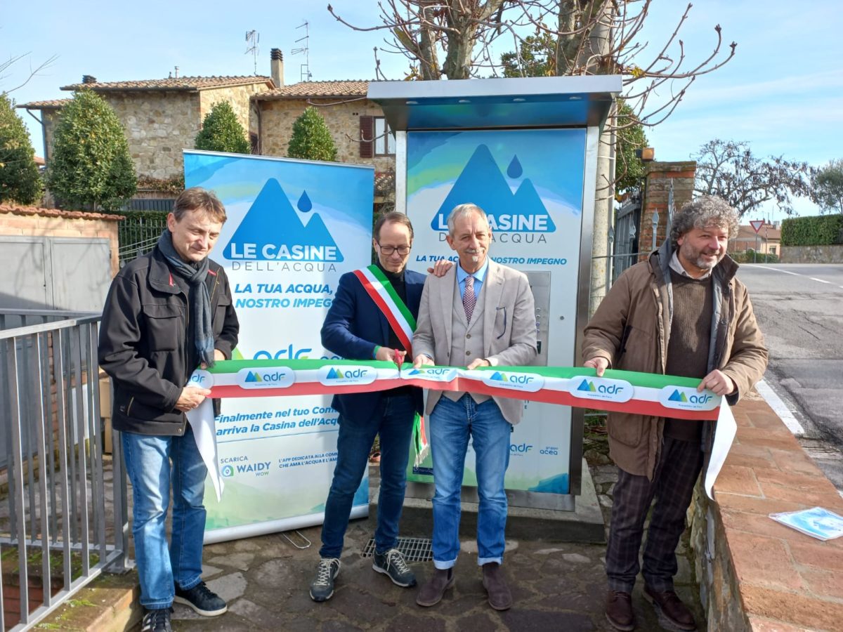 Murlo, inaugurata la casina dell'acqua di Adf - Siena News